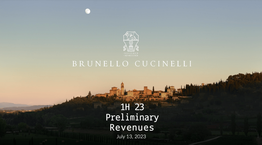 Brunello Cucinelli 上半年营收增长31%超预期，中国市场潜力逐步释放_集团_欧元_系列