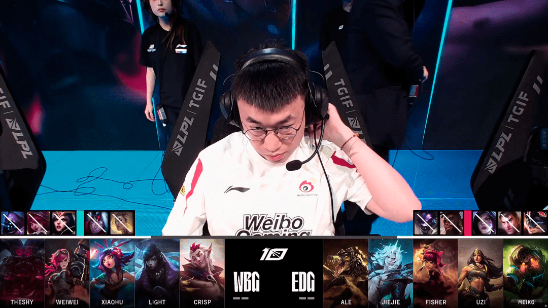 Xiaohu超神沙皇怒推三人，EDG 0-2不敌WBG止步常规赛第八_比赛_安妮_下路