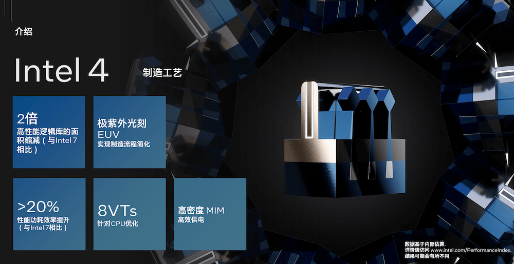 英特尔介绍 Intel4 制程工艺：相比 Intel 7 实现两倍面积微缩_高性能_Meteor_Lake