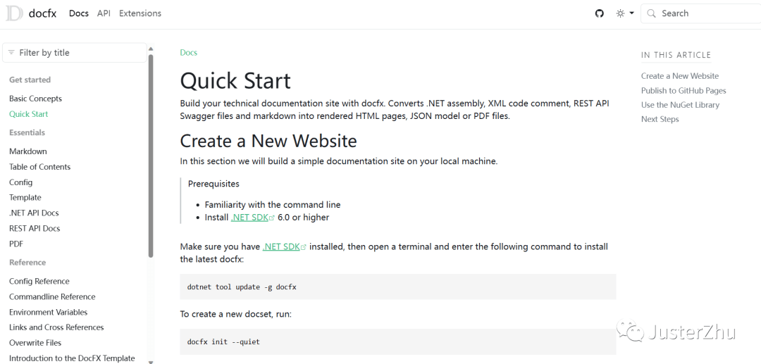 静态文档生成器 docfx_DocFX_支持_代码