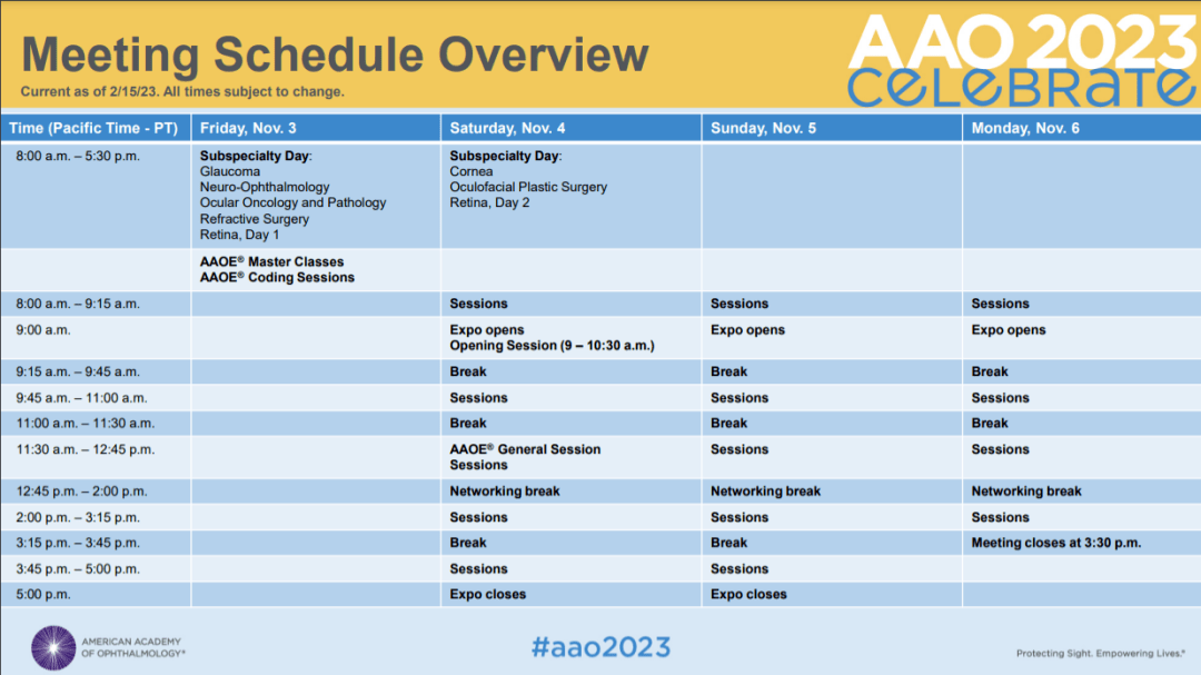 AAO 2023即将启航：不容错过的精彩内容，你准备好了吗？_会议_专科_演讲
