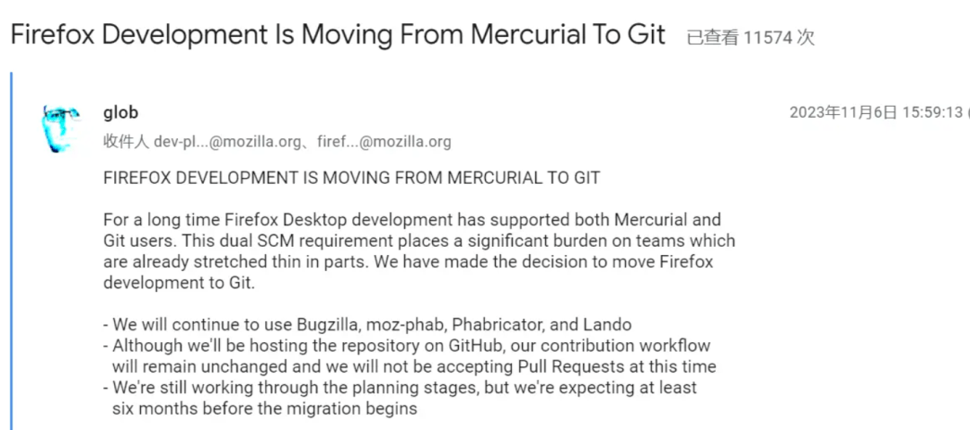 Mozilla Firefox开发将完全转向Git，放弃Mercurial_工作_团队_支持