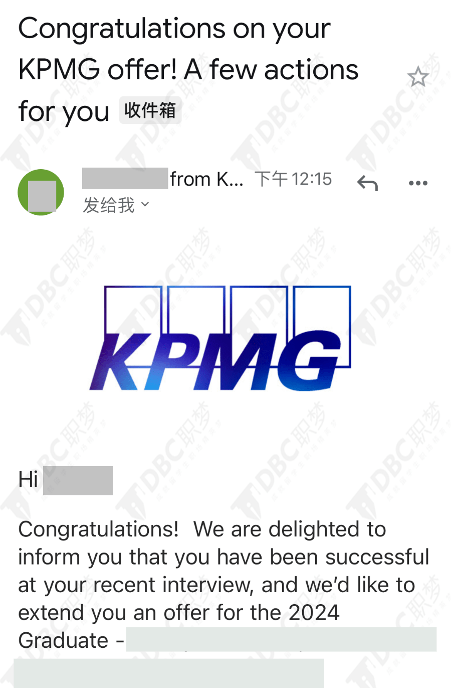 2024招聘季 | 恭喜UNSW学员斩获KPMG（AU）全职Offer！_手机搜狐网